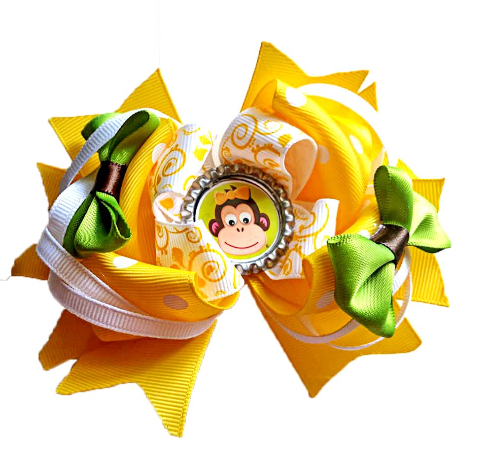 Yellow monkey bow